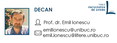 Conducerea facultății – Facultatea de Litere